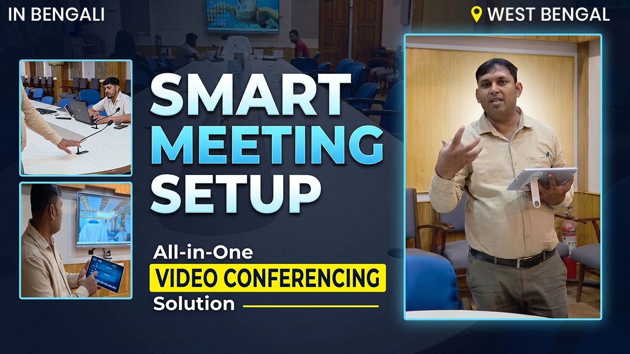 Modern Video Conferencing Setup for Offices & Boardrooms | Complete Solution 2026 #westbengal #ekin