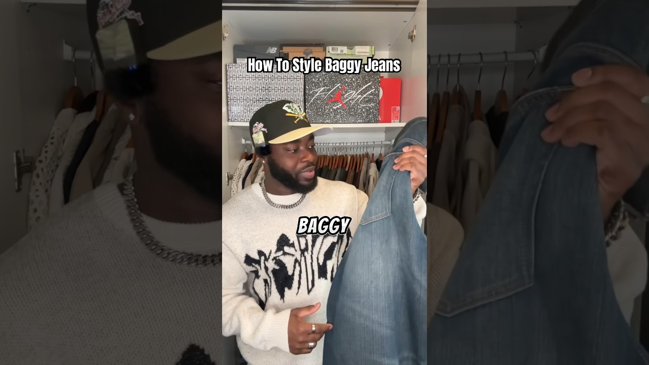 How To Style Baggy Jeans #jeans #styling #stylingtips #fashion #streetwear #outfitinspo