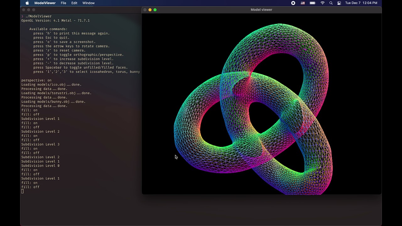 Loop Subdivision Demonstration