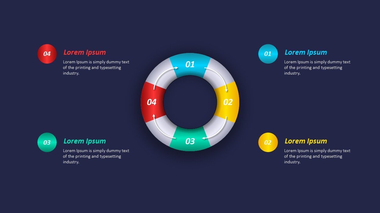 Process Infographic Template Free Powerpoint |  Powerpoint Show
