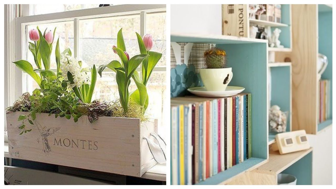 Ideias inteligentes para reciclar CAIXAS DE MADEIRA de vinho