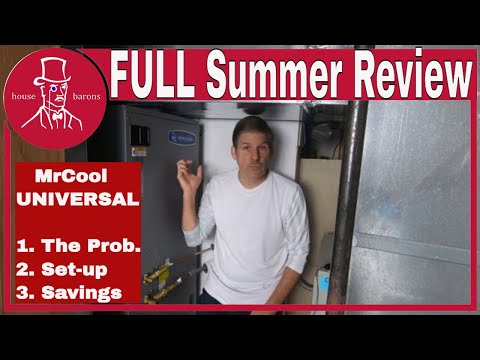 Summer Performance Review after Mr Cool Universal Heat Pump install: cooling costs and savings