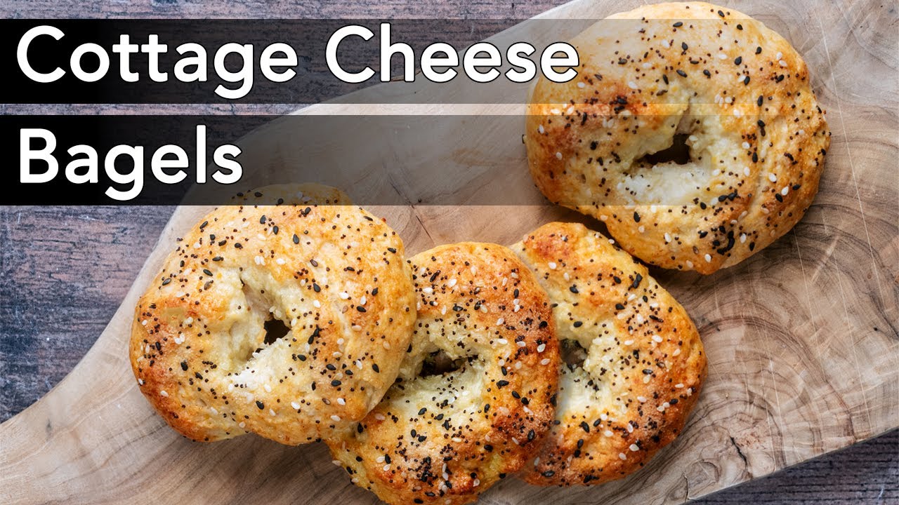 The Best Cottage Cheese Bagels recipe | 3 Ingredients, High Protein and Low in Fat