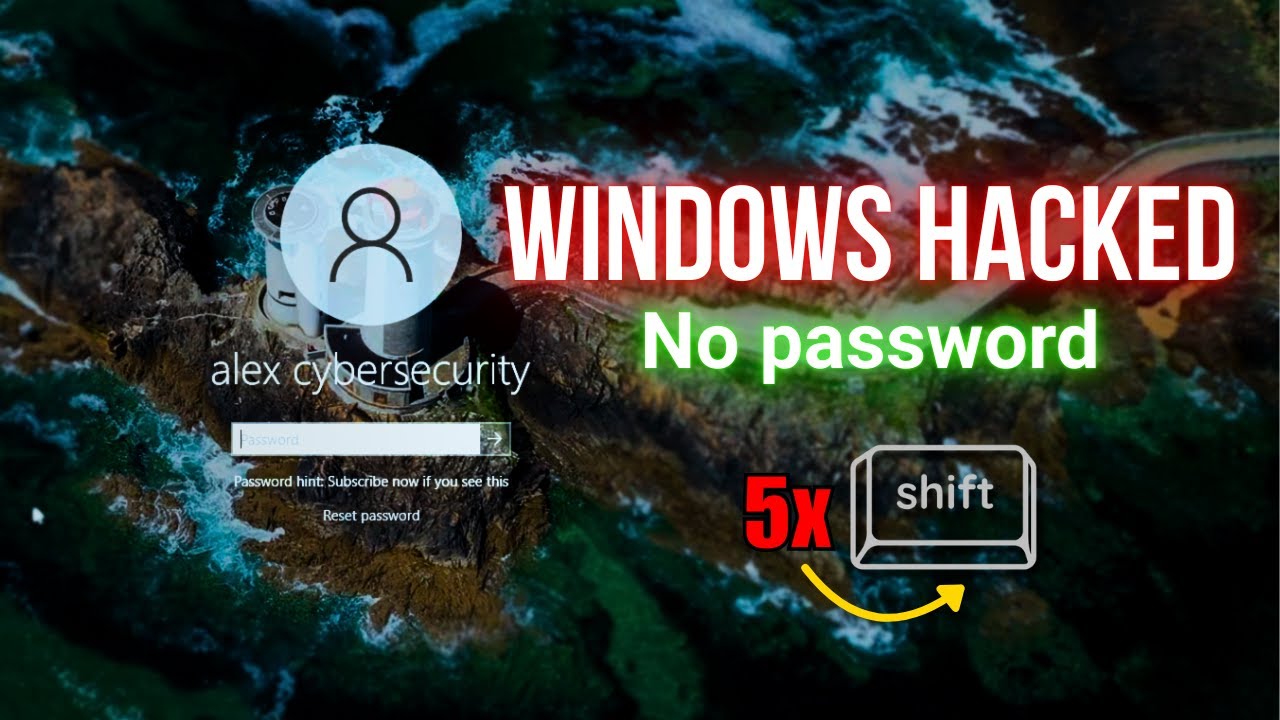 How Hackers Bypass Windows Login Easily