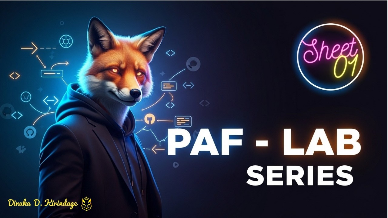 Programming Application Frameworks (PAF) | Practical Lab [01]