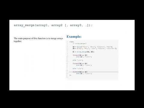 PHP Array Functions