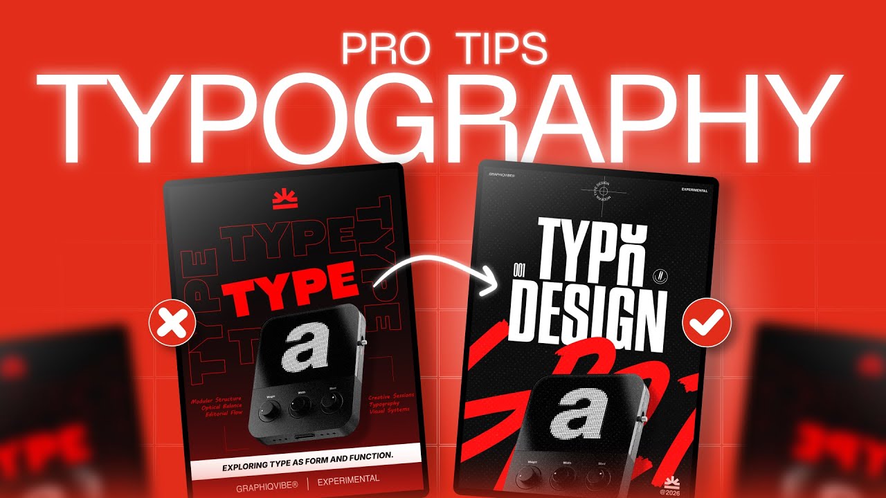 Pro Typography Tips Every Designer Should Know | Size, Weight, Alignment, Spacing & More