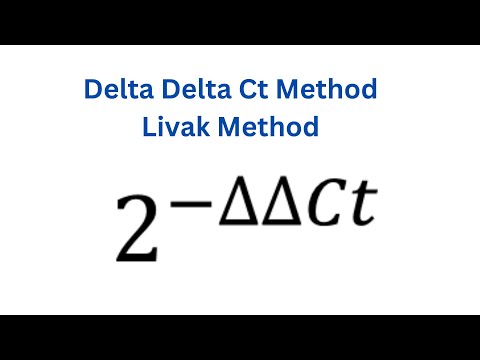 How to calculate Relative gene expression in qPCR using Delta Delta Ct method | Livak Method