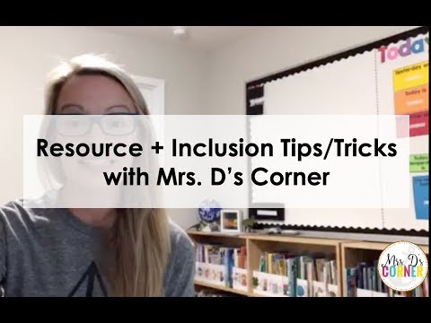 Resource / Inclusion Tips + Tricks for IEPs | Mrs. D's Corner