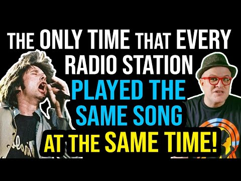 ONLY TIME in HISTORY That EVERY Radio Station Played the SAME SONG @ the SAME TIME-Professor of Rock