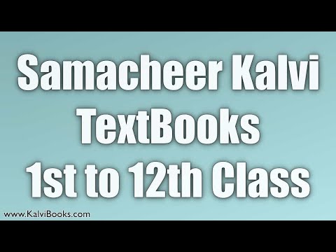 Tamil Nadu Samacheer Kalvi Books Pdf of 1st to 12th Class