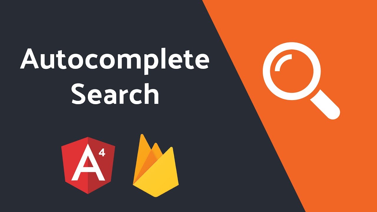 Autocomplete Search with Angular4 and Firebase