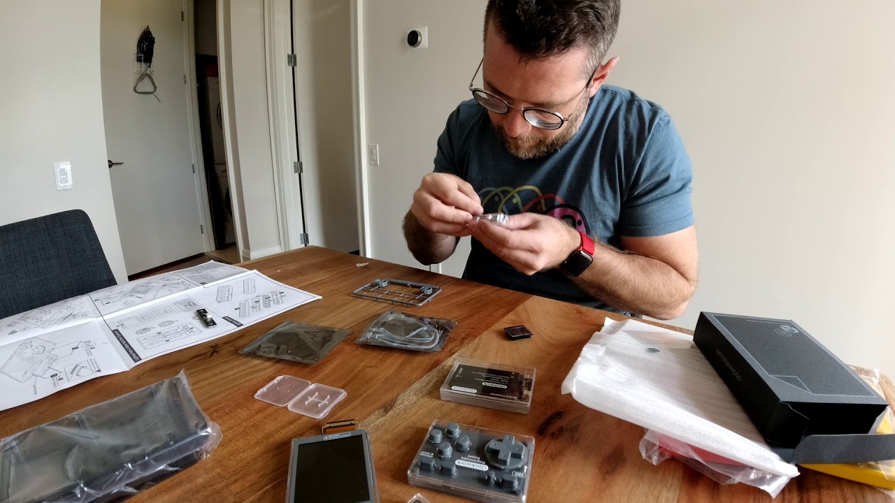 Clockwork Pi GameShell assembly time-lapse