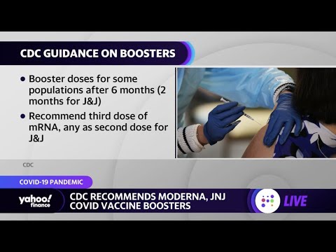 CDC approves Moderna and J&J Covid-19 vaccine boosters