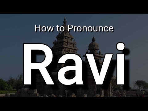 Ravi - Pronunciation and Meaning