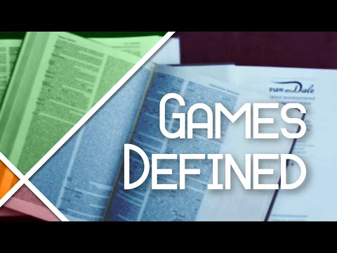 Games Defined