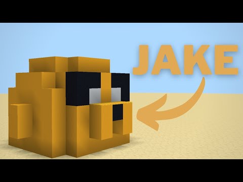 How To Build Jake From Adventure Time in Minecraft!
