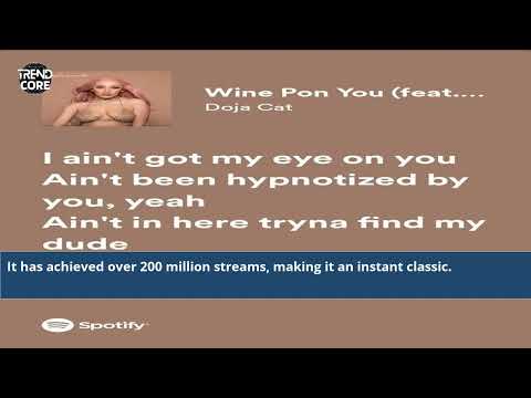 Doja Cat Wine Pon You