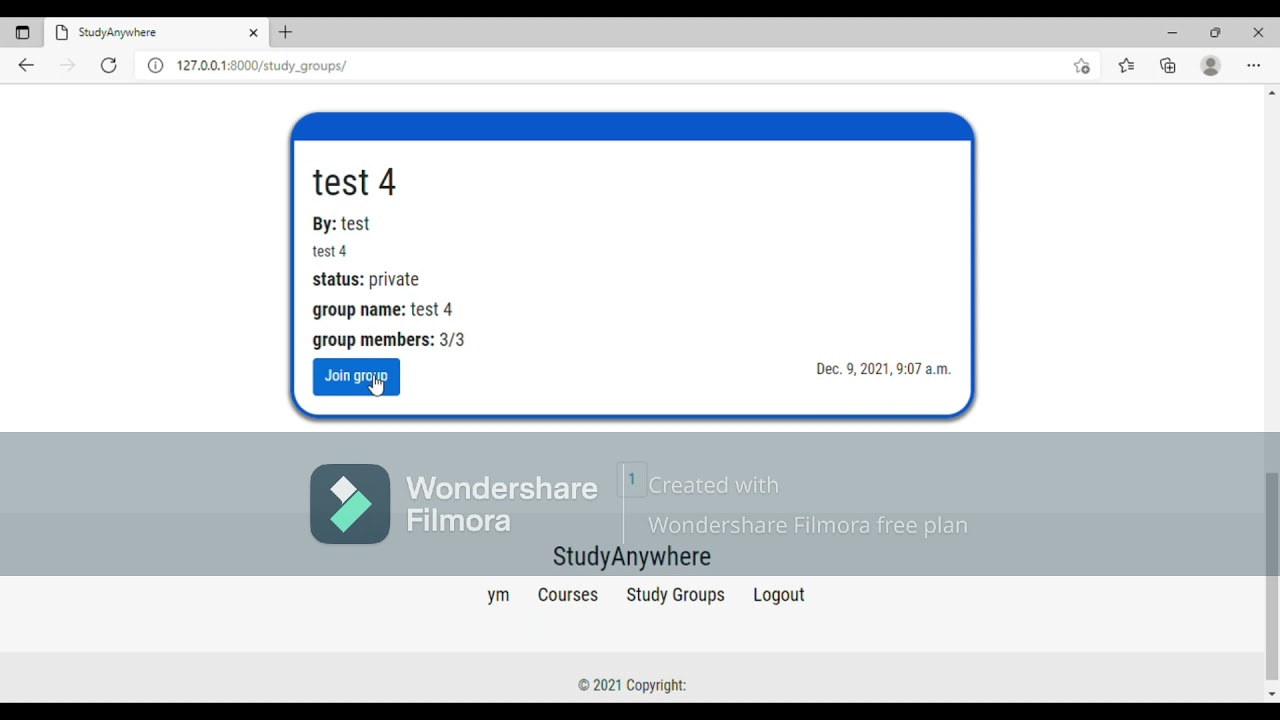 Cs50 Web: Final project: StudyAnywhere