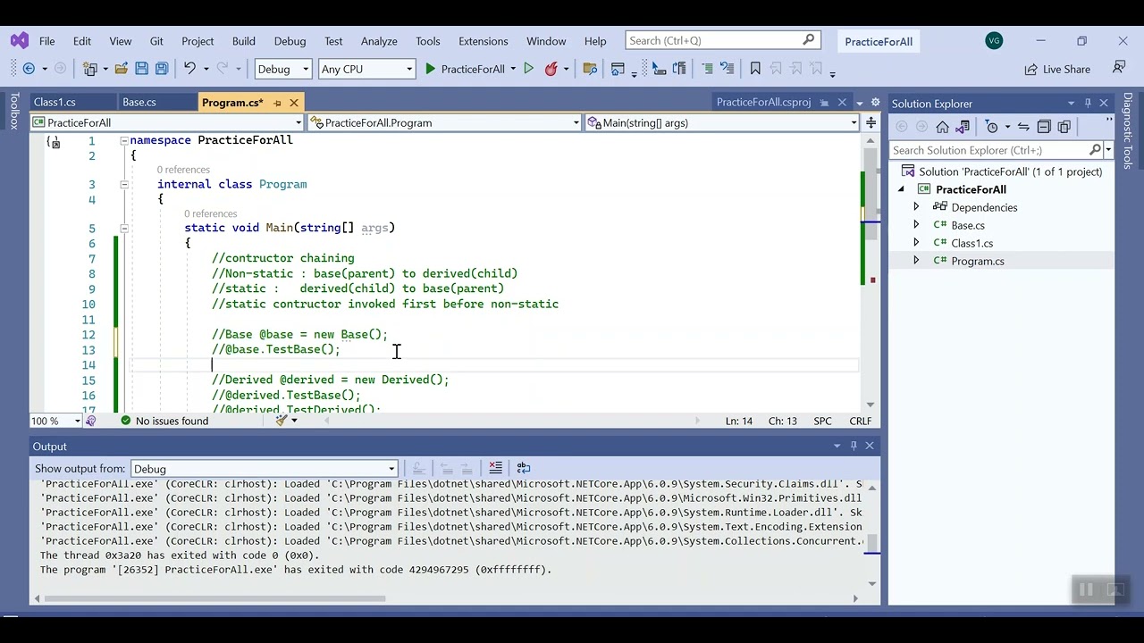Constructor chaining in c# | c# | .NET