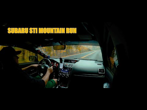 Taking my Subaru STI through the mountains