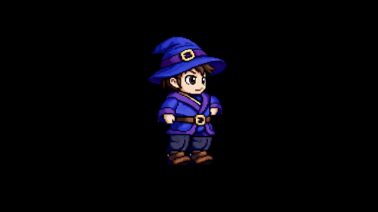 Pixel Wizard Sprite Sheet + Animation Pack | Fantasy RPG 2D Game Assets (Idle, Run, Attack Sprites)