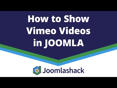 How to Show Vimeo Videos in Joomla