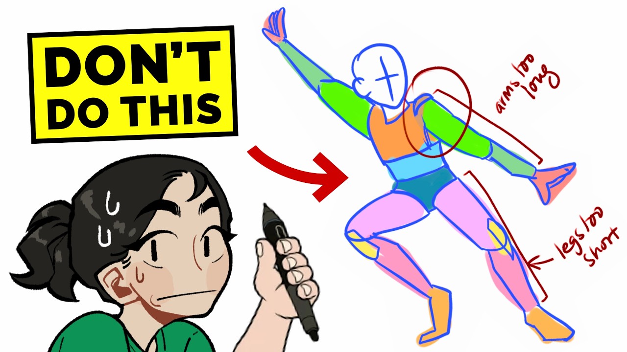 Fixing Common Anatomy Drawing Mistakes