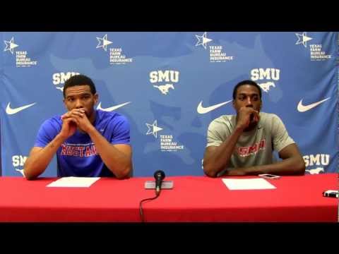Video: Ryan Manuel and Nick Russell postgame - SMU 83 Rider 70 - Nov. 21, 2012
