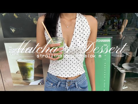 blok m diary : i’ve tried matchaman & maiku cafe 🍮