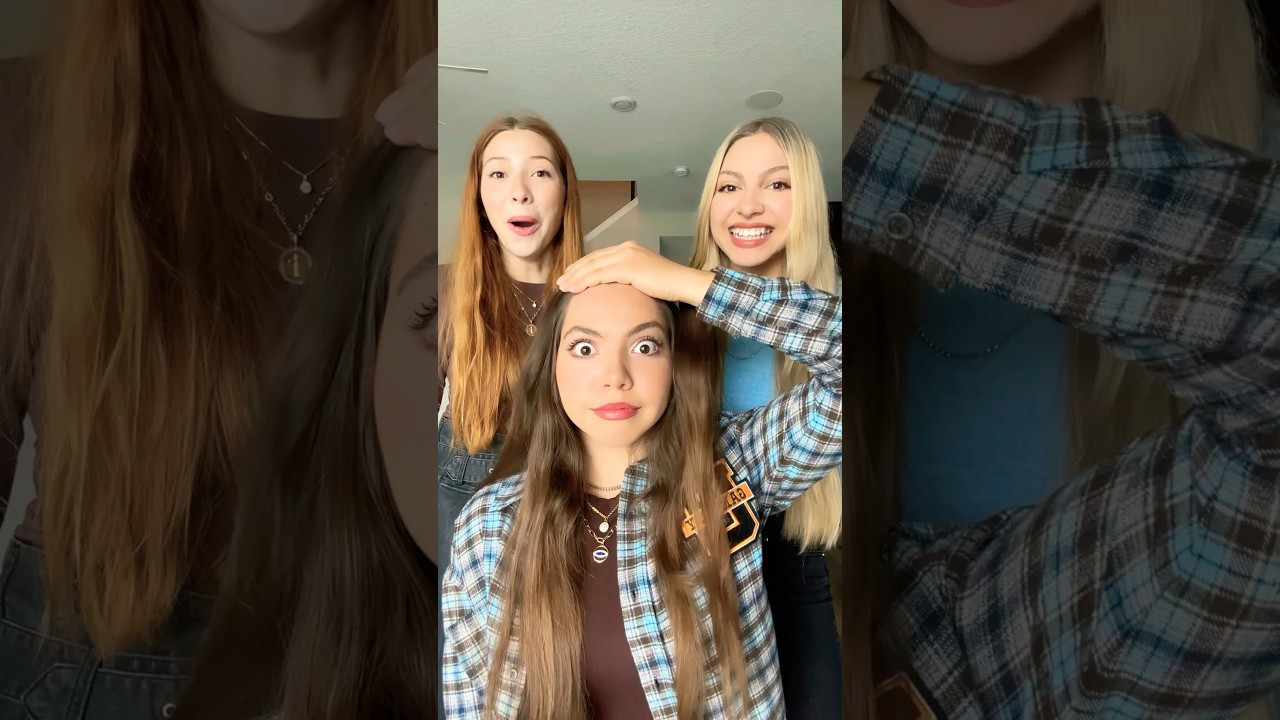 Forehead REVEAL ✨🤣😂 | Triple Charm #Shorts