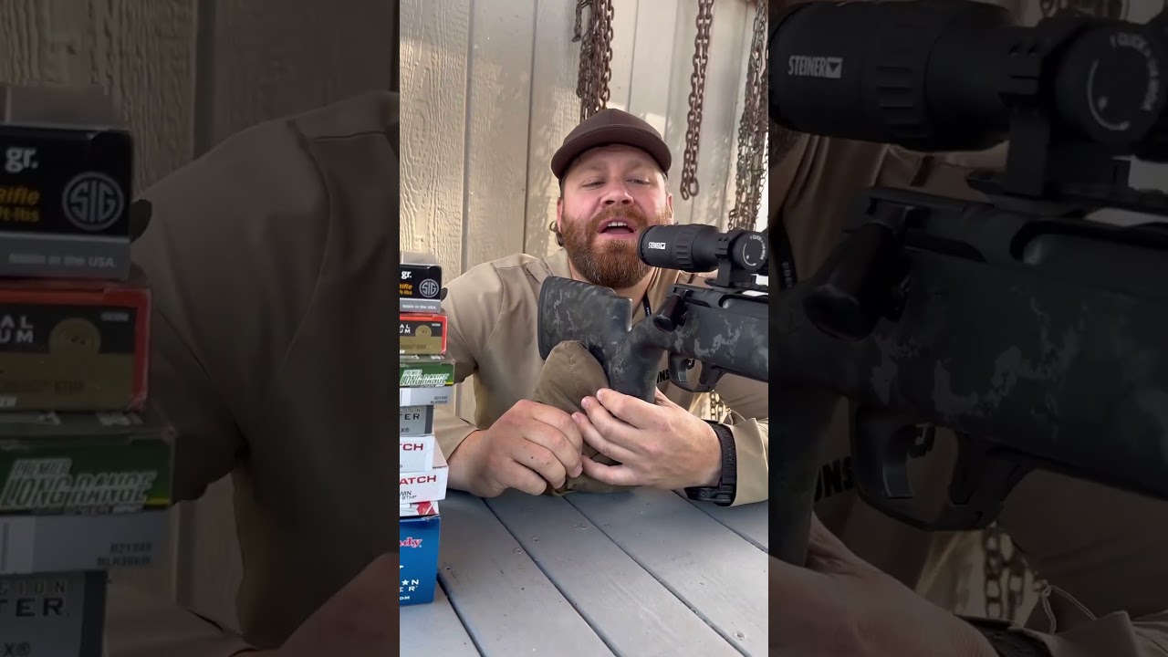 Strasser Straight-Pull Rifle Accuracy Testing! -#strasser #steiner #hunting #rifles #gunsamerica