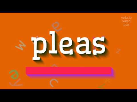 How to say "pleas"! (High Quality Voices)