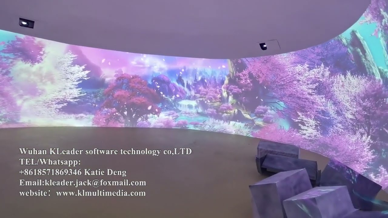 interactive holographic projection, cave projection fusion, immersive 3d holographic projection