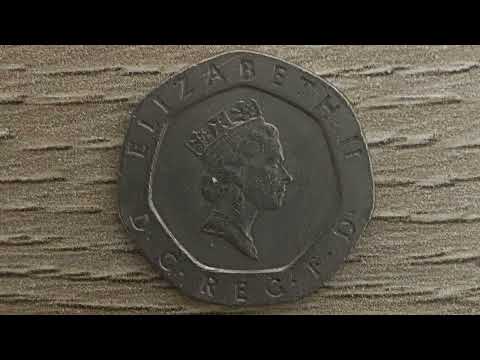 20 Pence Coin England 🏴 1987 • Value, Information And History