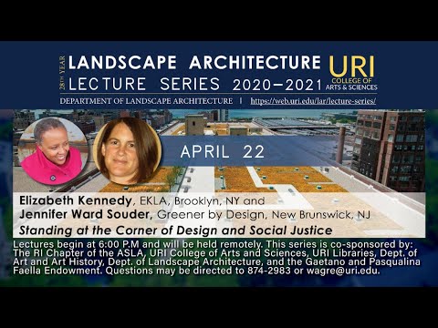Landscape Architecture Lecture Series: Elizabeth Kennedy and Jennifer Ward Soude