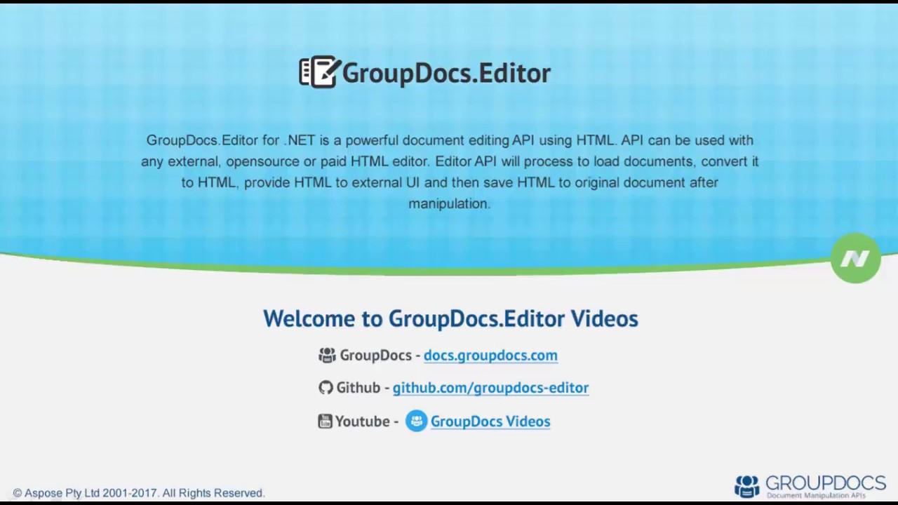Visual Studio Plugin for GroupDocs.Editor