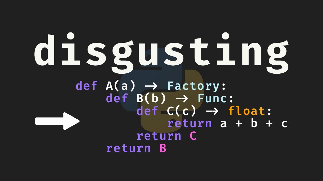 Currying in Python is wack