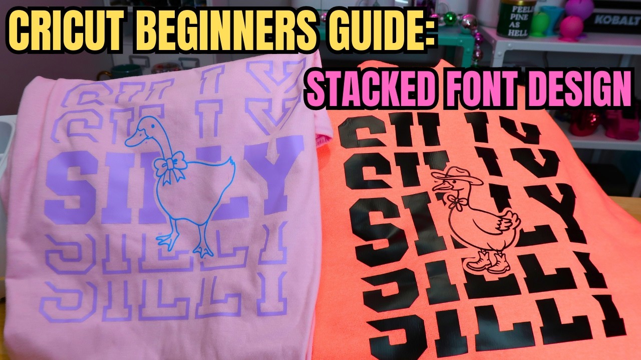 Designing in Cricut Design Space | Stack Fonts + SVG Tutorial