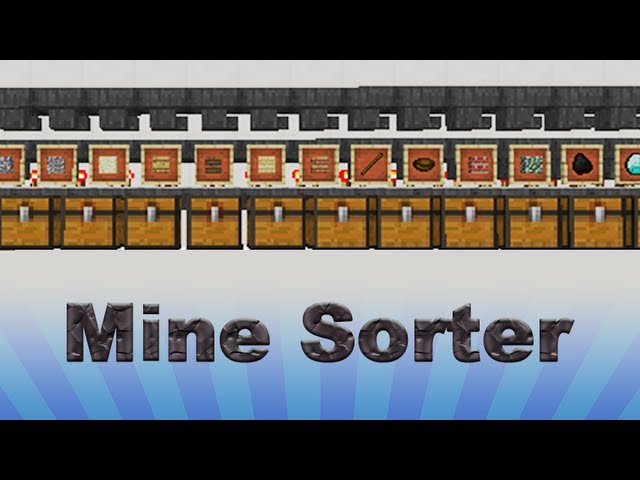 Hopper Mine Auto Sorter 1.5 Minecraft Map