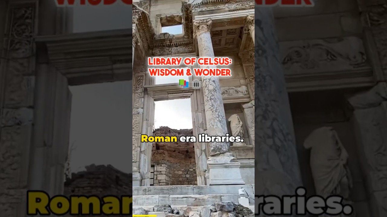 The Library of Celsus: Ancient Turkey’s Grand Knowledge Hub! 🇹🇷✨