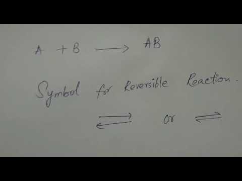 reversible reaction