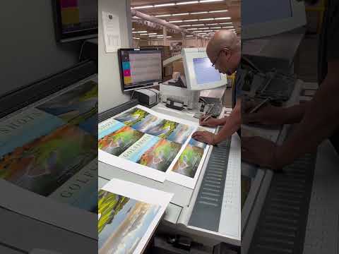Printing day has come for my 2024 GOLFSHOTS Calendar