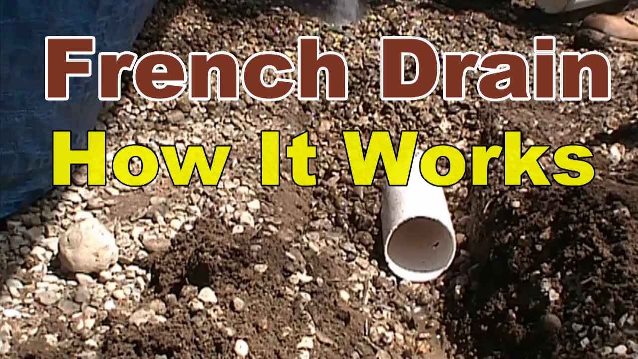 HOW A FRENCH DRAIN WORKS