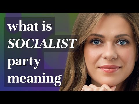 Socialist party | meaning of Socialist party