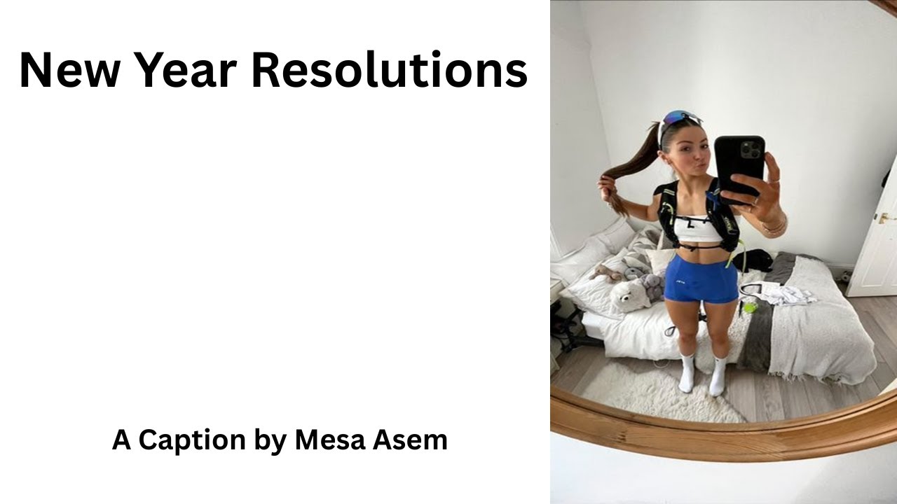 New Year Resolutions // TG Caption