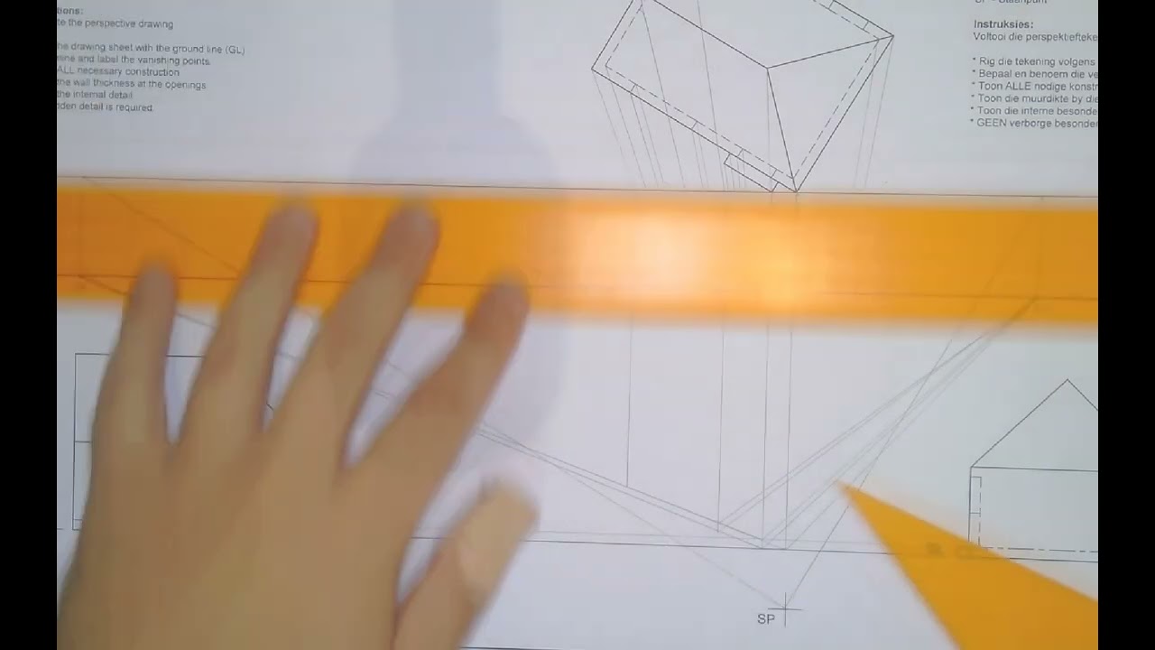 Grade 11 EGD 2 point perspective drawing