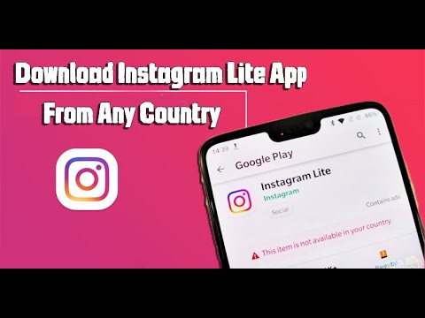 Download Instagram Lite App From Any Country |Working 100%