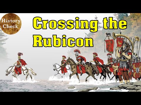 Julius Caesar and the crossing of the Rubicon!
