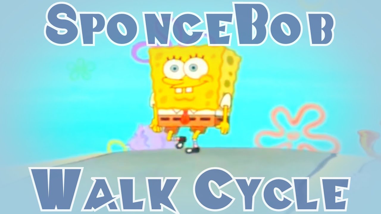 SpongeBob Walk Cycle (BEST QUALITY)